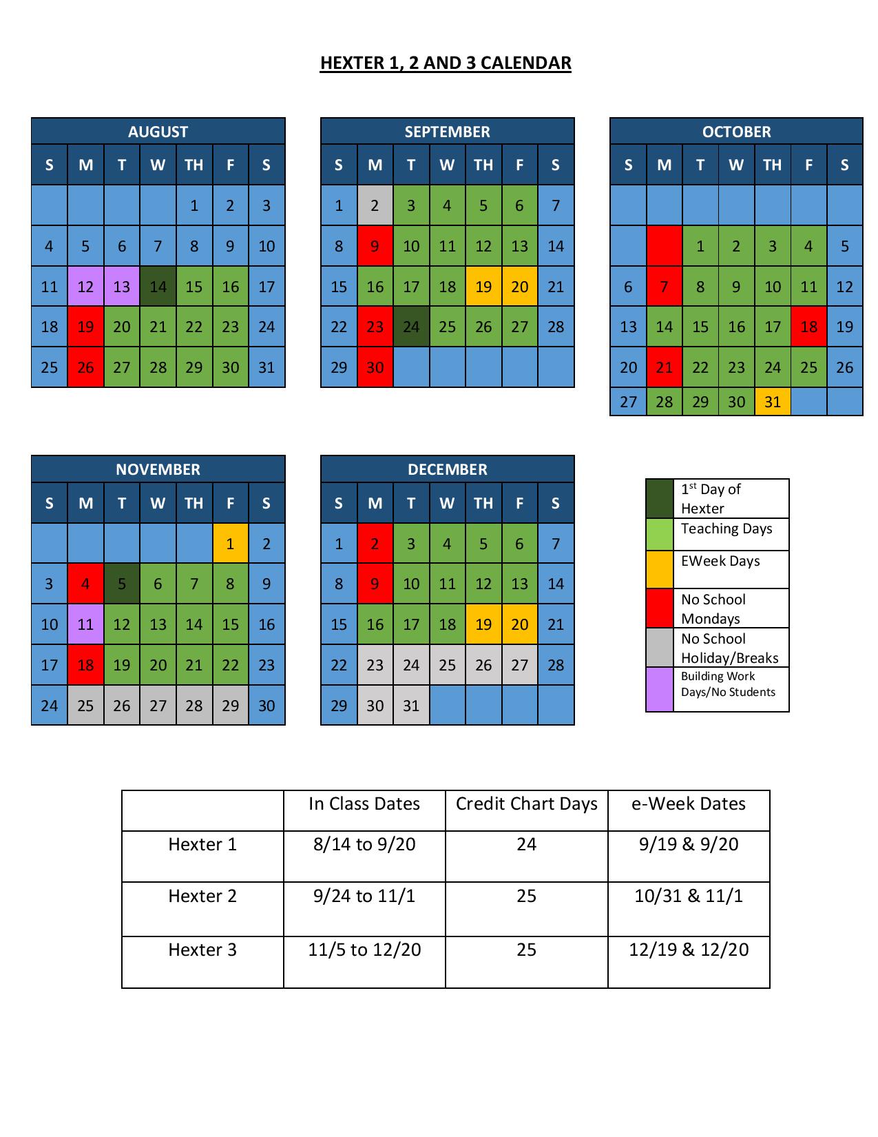 Bell Schedule | Centennial High School